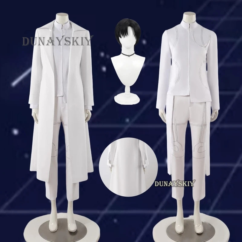 § Ivan Alien Stage Anime White Sorrow Cosplay Black Wig Role Playing ...