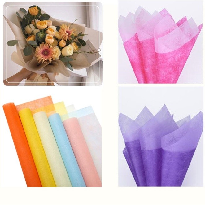 (38 pieces) Tissue paper, flower wrapping paper, flower bouquets, gift ...