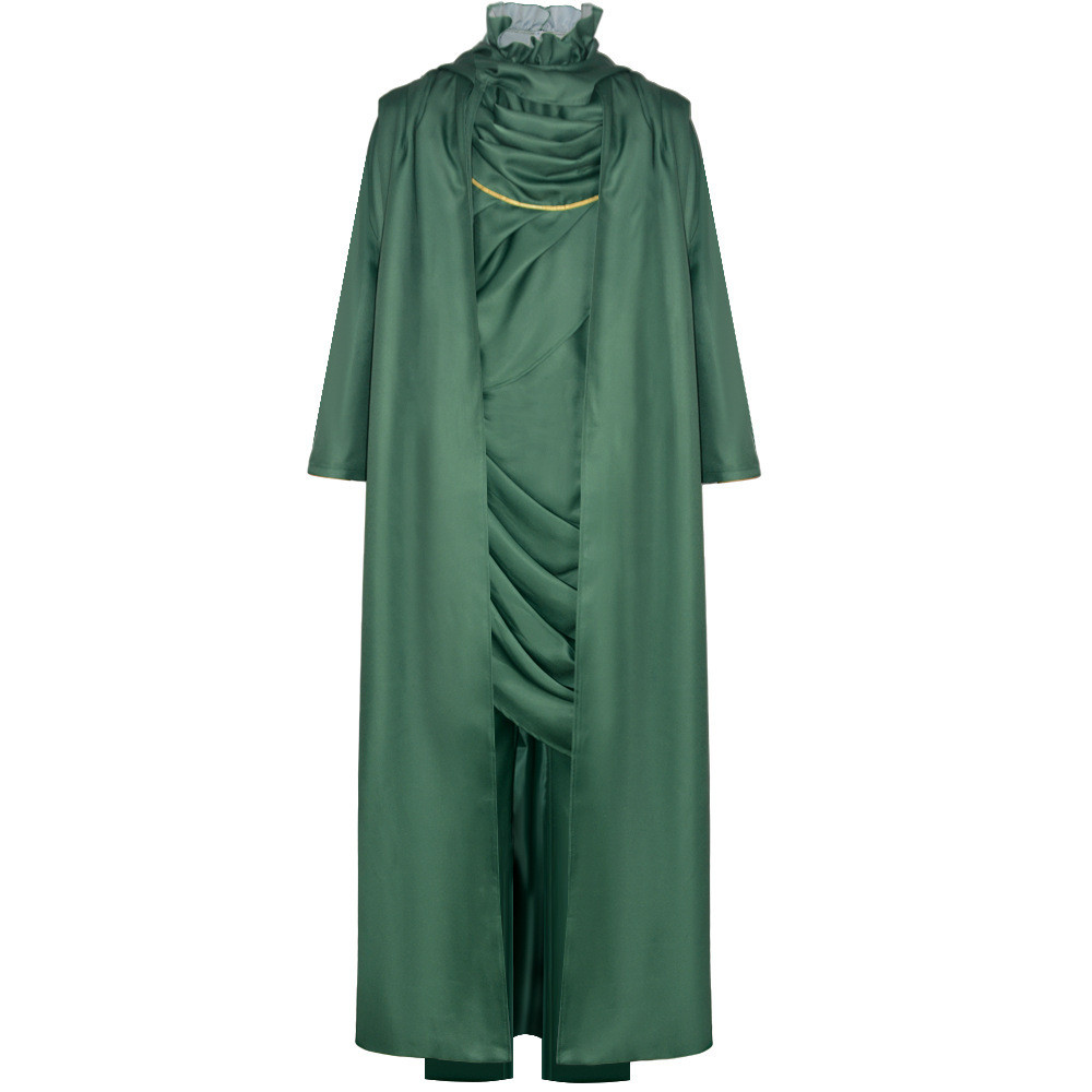 Loki Second Season cos Clothing Second Season Loki Green Cloak Full Set ...