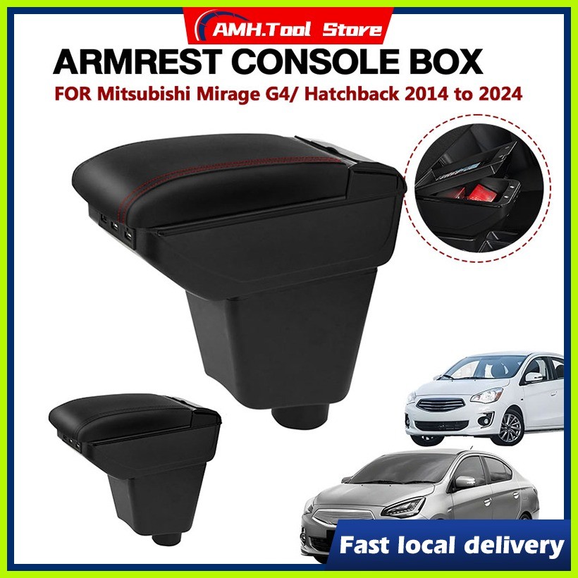 ♠ Mitsubishi Mirage G4 Hatchback 2014 to 2025 Armrest box Premium Car ...