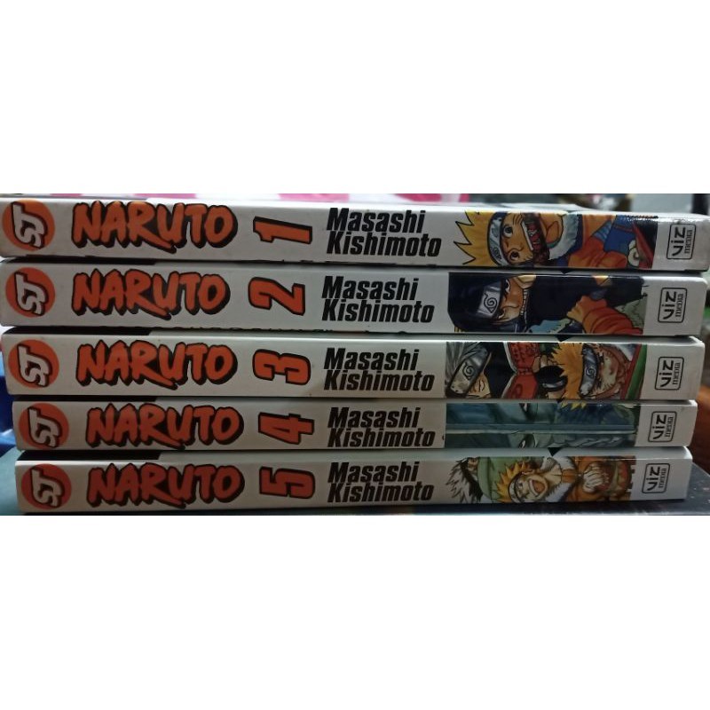 Naruto Manga Volume 1, 2 ,3 ,4 ,5 [English] | Shopee Philippines