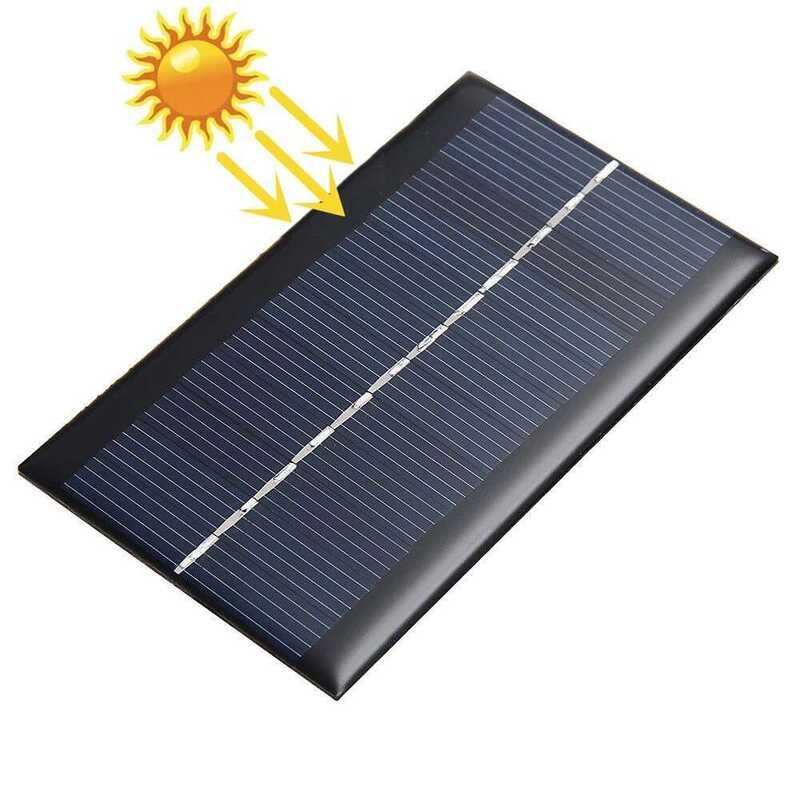 Mini 6V 1W Solar Panel Bank Solar Power Board Portable Solar System ...