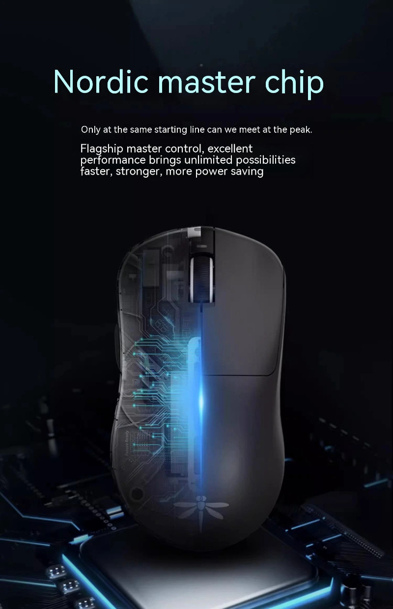 VGN Dragonfly F1 MOBA Pro Max Wireless Dual Mode Mouse with 4k Receiver ...