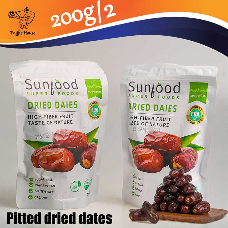 【Buy 1 TAKE 1】200G Dried Dates Pitted Organic Healthy Fruit Snacks Free ...
