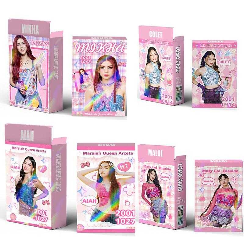 30 Pcs BINI Photocards Holographic Lomo Cards Stickers Talaarawan Aiah ...