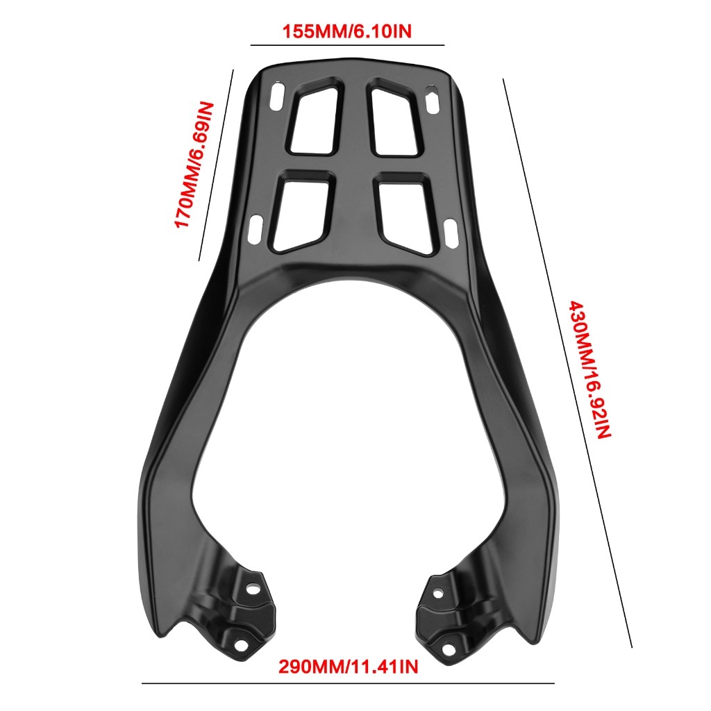 Yamaha Mio i125 and Mio Gear Top Box Bracket High Quality Aluminum ...