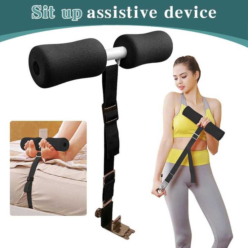 Bed Sit Up Bar Adjustable Sit Ups Exercise Equipment Portable Sit-Up ...