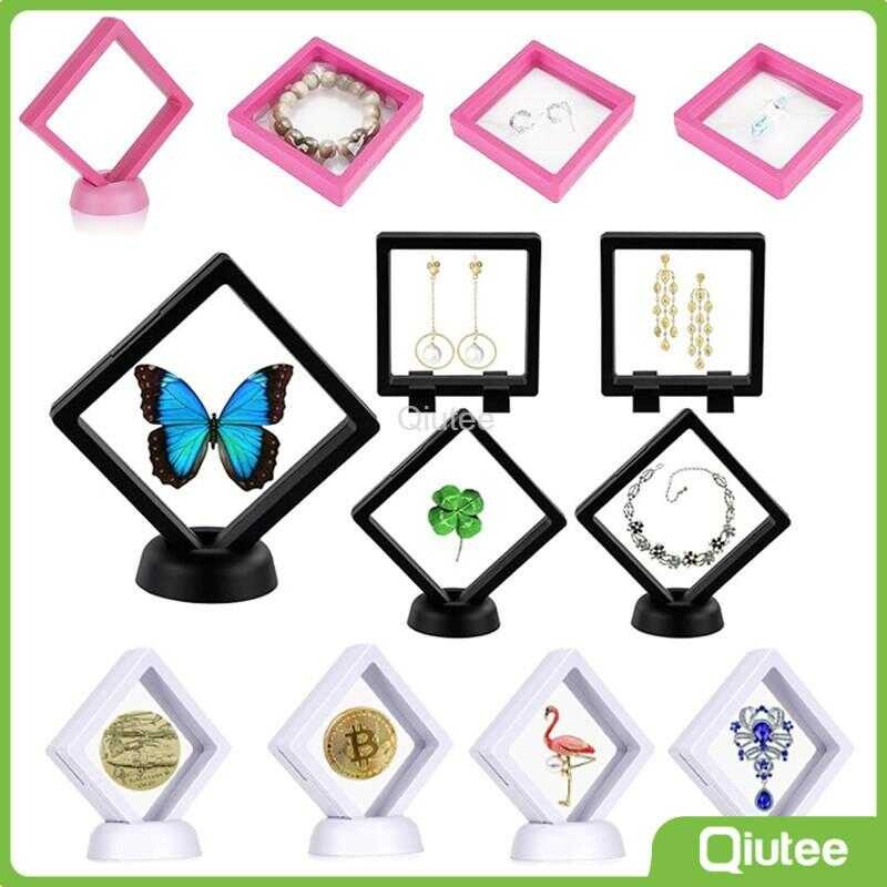 PET Membrane Floating 3D Display Jewelry Full Suspension Frame ...