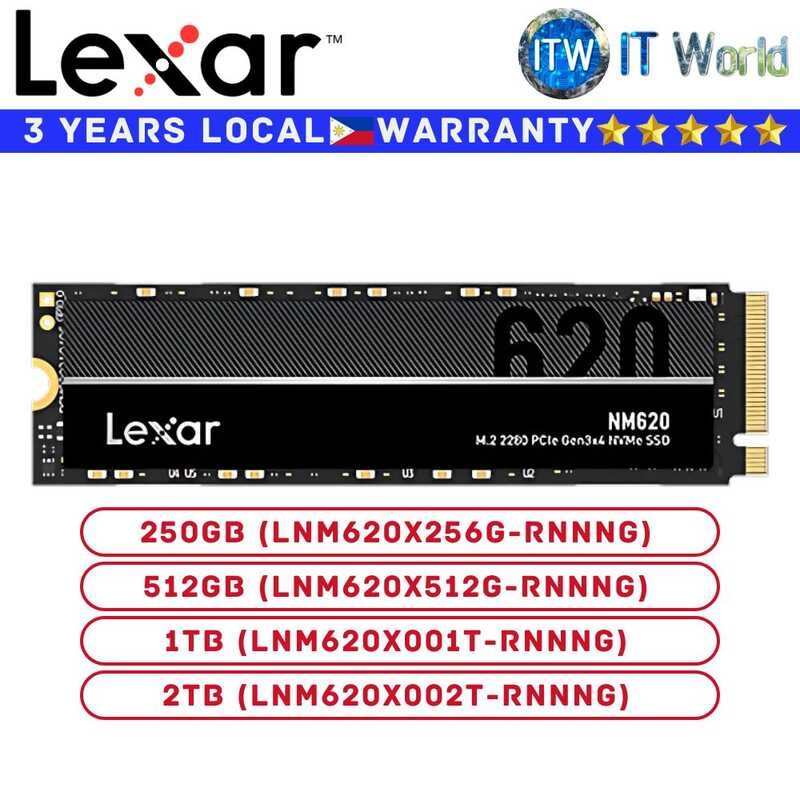 【Cod】Authentic Original Itw| Lexar 250Gb/512Gb/1Tb/2Tb M2 SSD Nvme ...