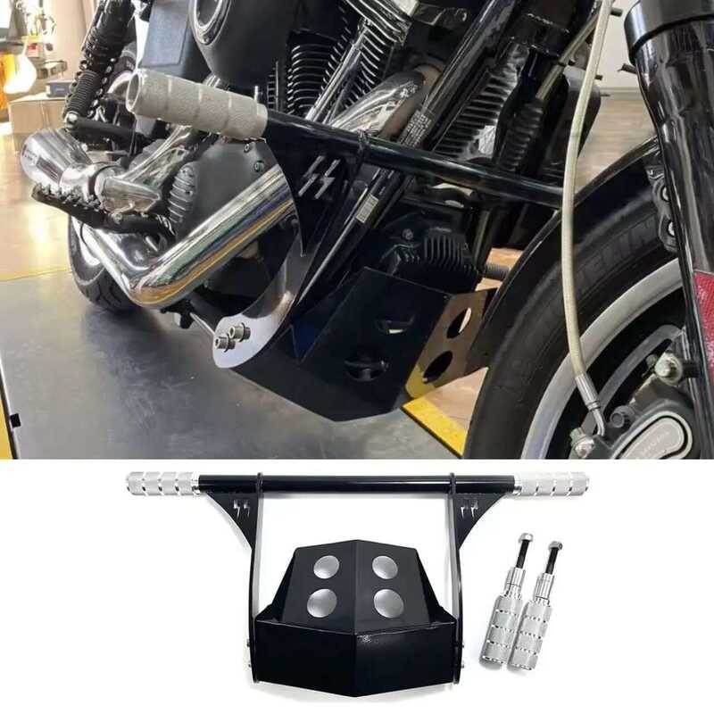 M Motorcycle Protection Bar Bumper Engine Base Chassis Guard Skid Plate ...