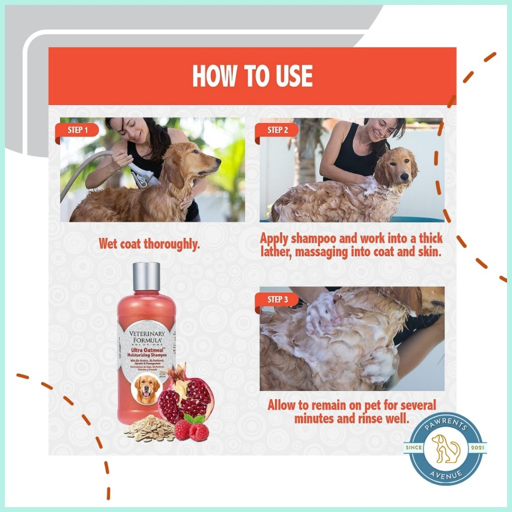 Veterinary Formula Ultra Oatmeal Moisturizing Shampoo for Dogs & Cats ...