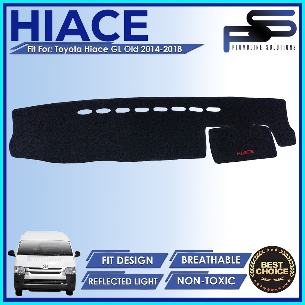 Dashboard Cover Toyota Hiace GL Grandia 2004 - 2018/Hiace 2019- Onwards ...