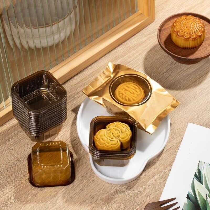 30/50/80/100g Transparent Mooncake Base Mung Bean Cake Plastic Blister ...
