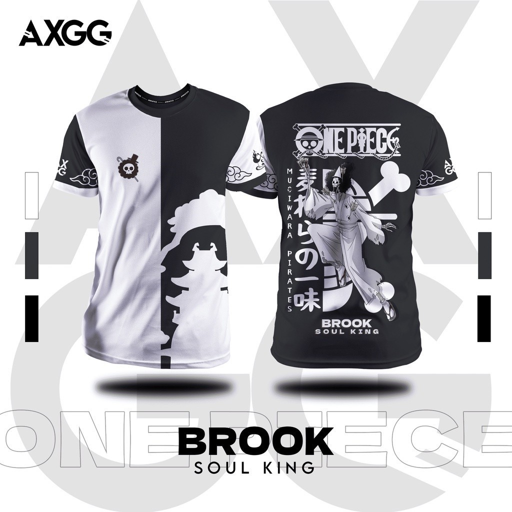 AXGG ' One Piece Strawhat - Brook ' Anime Shirt | Shopee Philippines