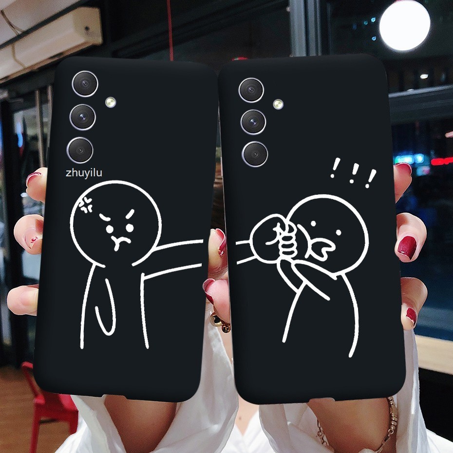Samsung A55 A54 A530 A53 A52S A520 A52 5G Stickman Funny Couple Phone ...