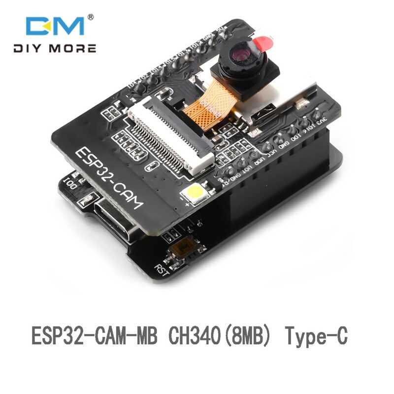 diymore ESP32 Cam WiFi Bluetooth Development Board na may OV2640 Camera ...