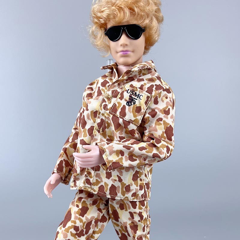 Camouflage Army Soldier Cosplay 1/6 Boy Doll Clothes For Ken Doll Coat ...