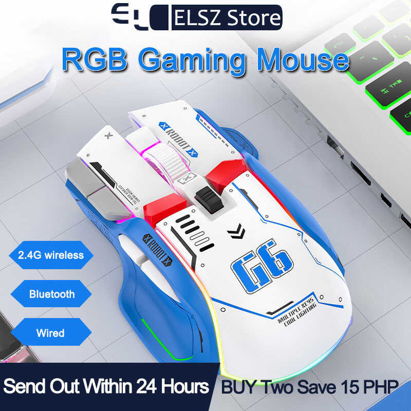 G6 Ziyoulang Wireless Gaming Mouse 12800 Dpi 16 RGB Backlit Ultralight ...