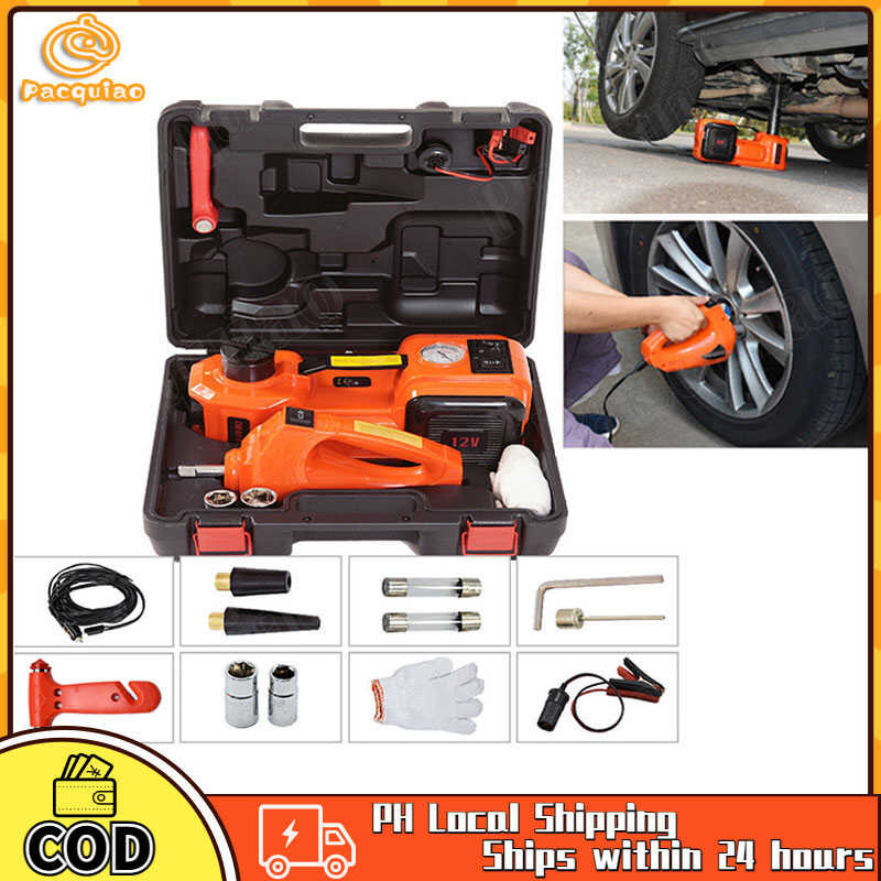 High Car Hine 12V 10T Hydraulic Jack Air Compressor Electric Spanner ...