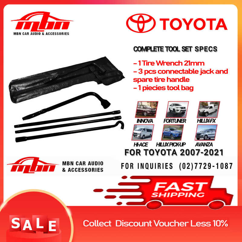 Lug Wrench Complete Spare Tire Tool Set Para Sa FORD Ranger, Raptor ...