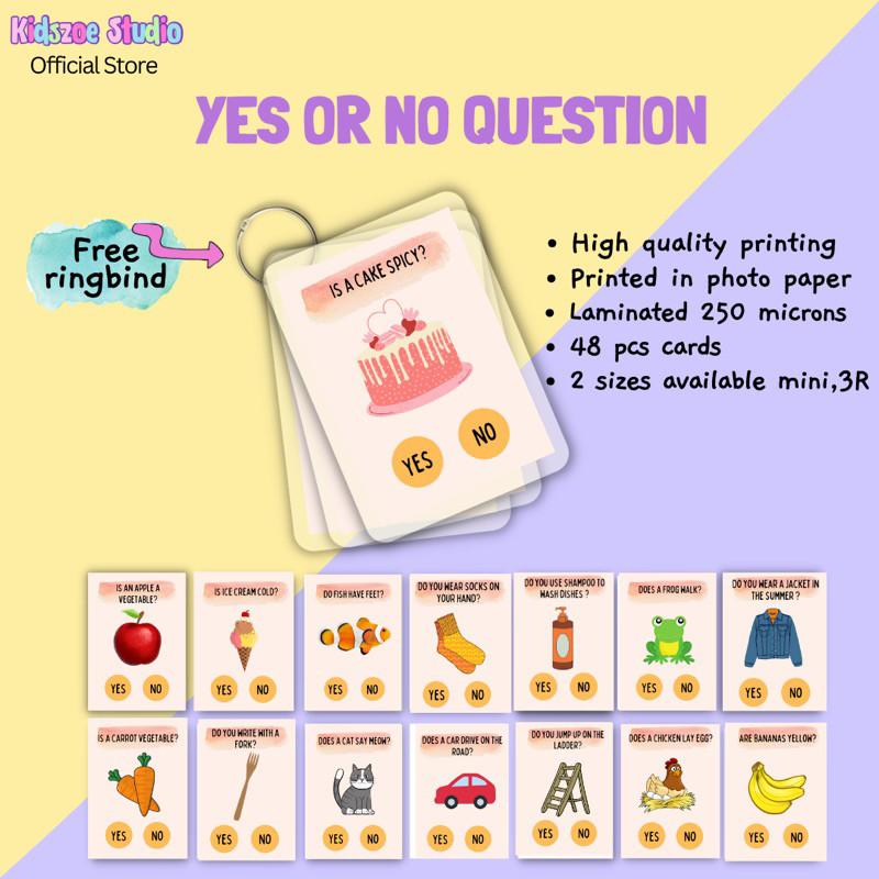 WH and Yes or No question speech therapy flash cards, vocabulary and ...