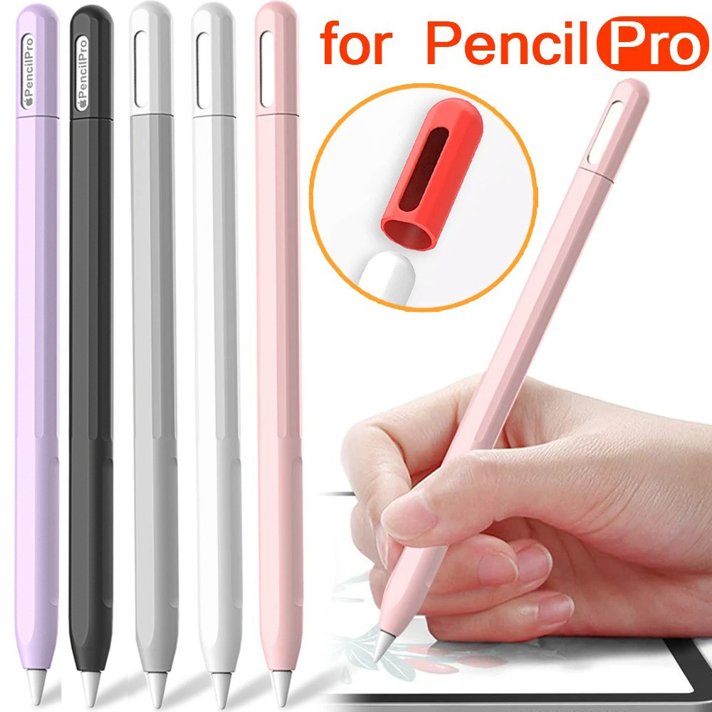 Silicone Case for iPad Apple Pencil Pro 2 Generation Soft Sleeve 2nd ...