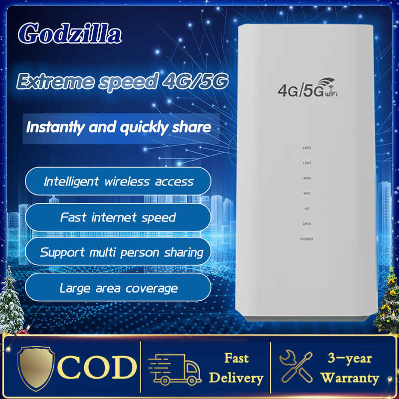Wifi 5G Router Sim Card Modem 4G LTE Pro CPE Original LTE Cat12 Up To 500Mbps 2.4G Ac1200 2 ...