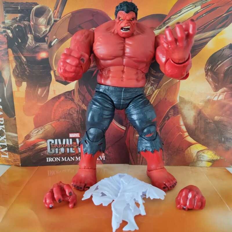 Legends Red Incredible Hulk Target Exclusive 8" Loose Action Figure ...