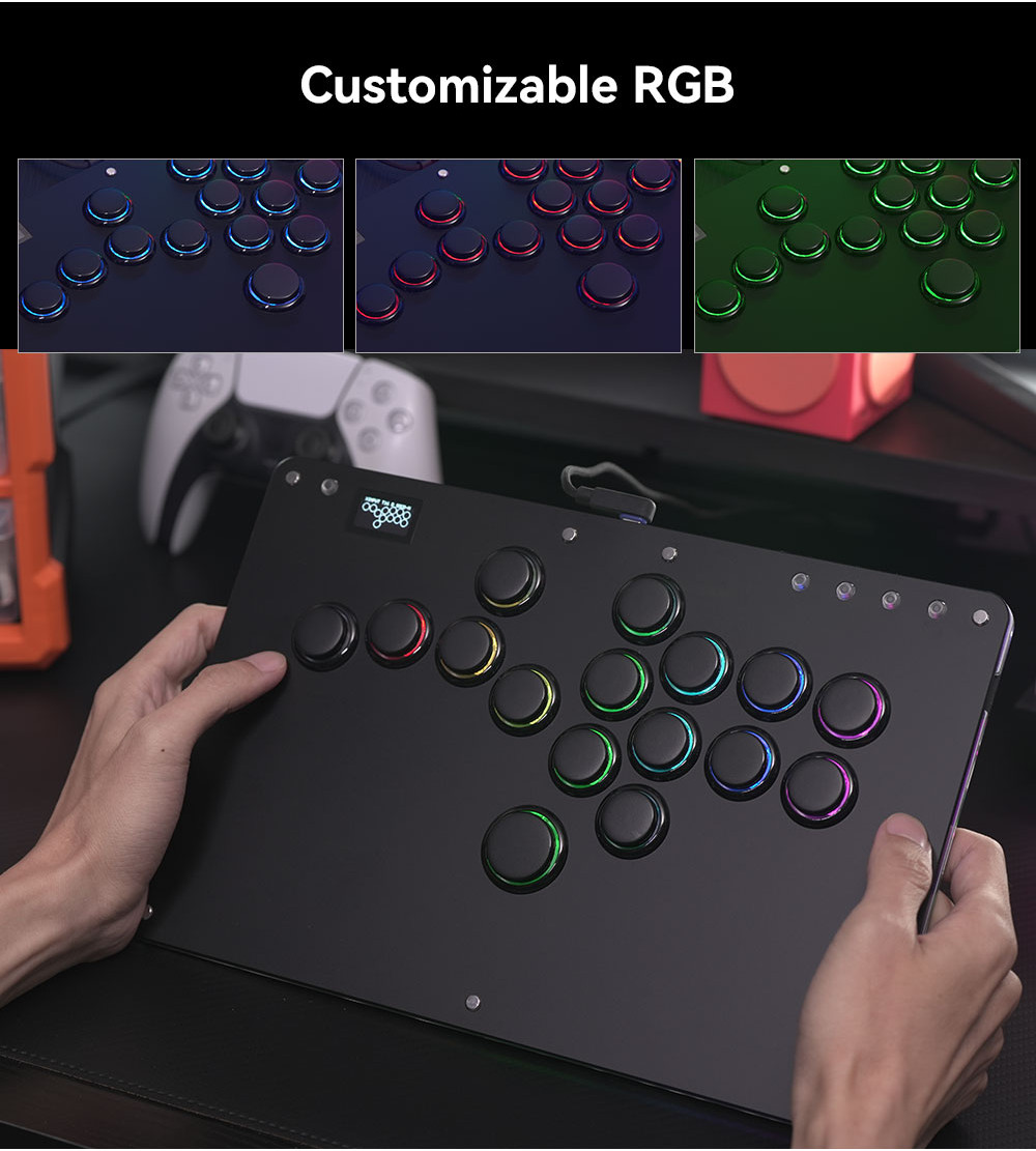 Joystick Arcade Leverless Controller Hitbox Fightstick For PC/ Ps4 ...