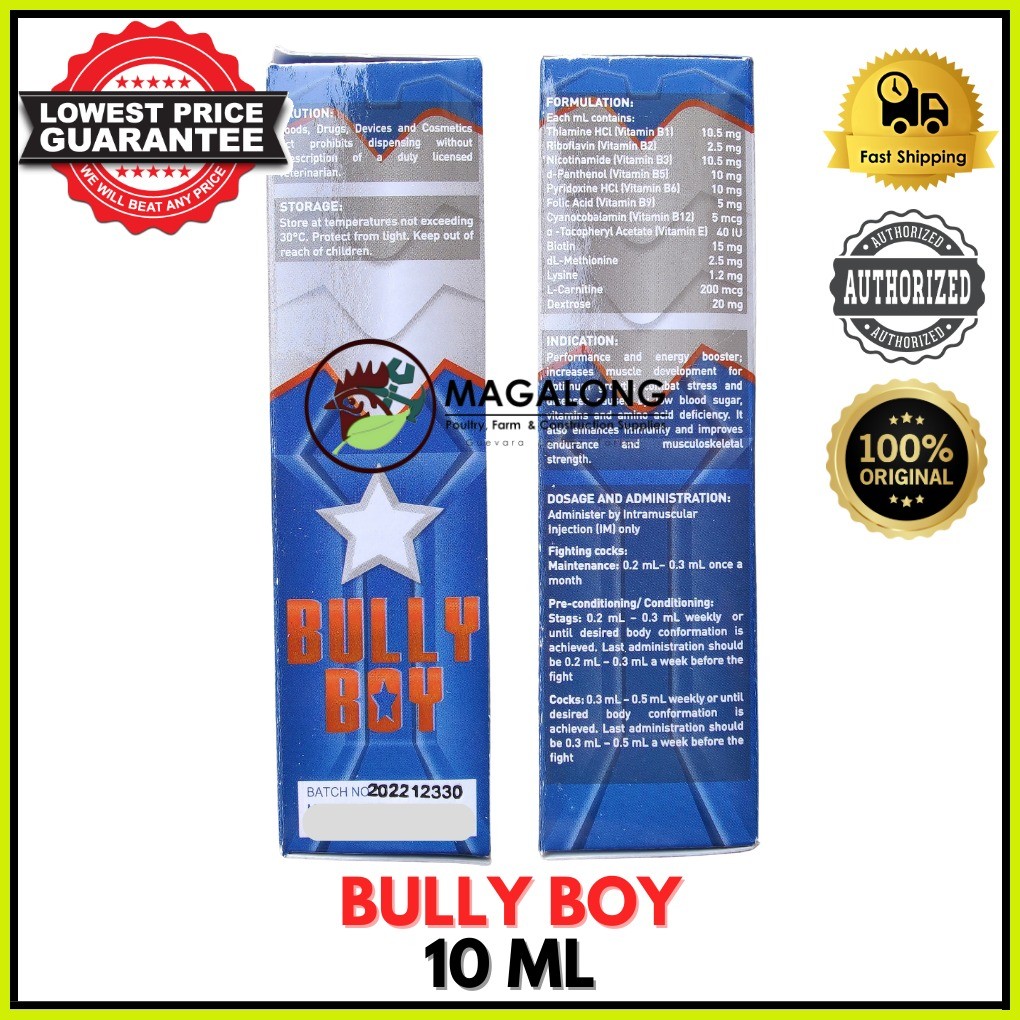 ♒ BULLY BOY (VITAMIN B-COMPLEX with VITAMIN E + AMINO ACIDS + L ...