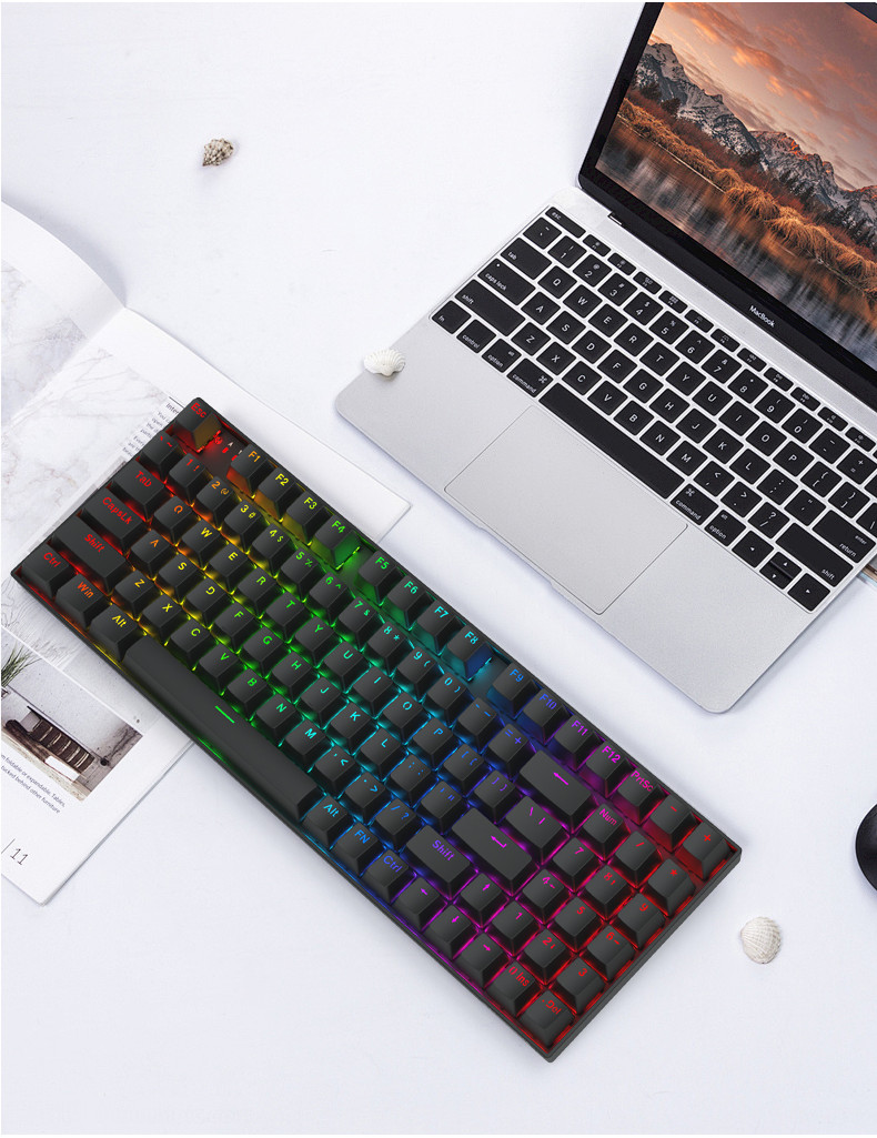 Red Dragon M94 wired adjustable key stroke magnetic axis keyboard M68 ...