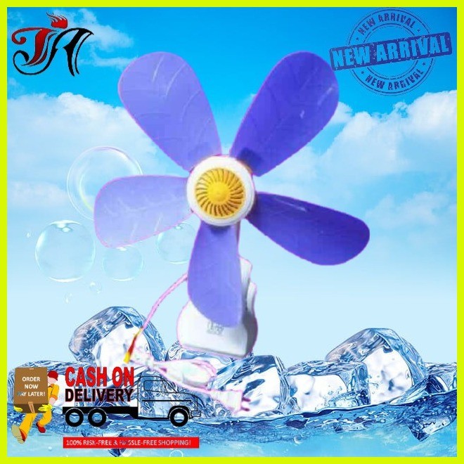 ♀ Ultra-large wind portable clip-on fan with five wings（Factory direct ...