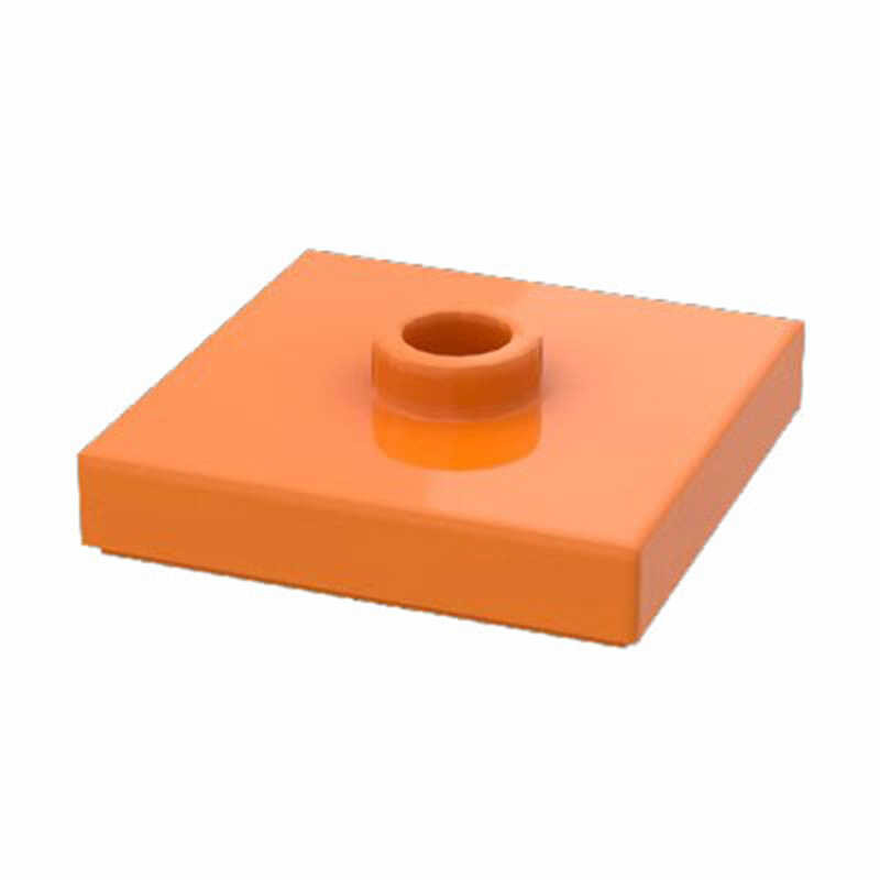 MOC Plate 87580 Modified 2X2 With Groove &1 Study In Center Classic ...