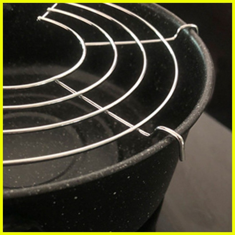 ☪ ☸ pur/ Kitchen Stainless Steel Semi-circular Oil Drain Rack Fried ...