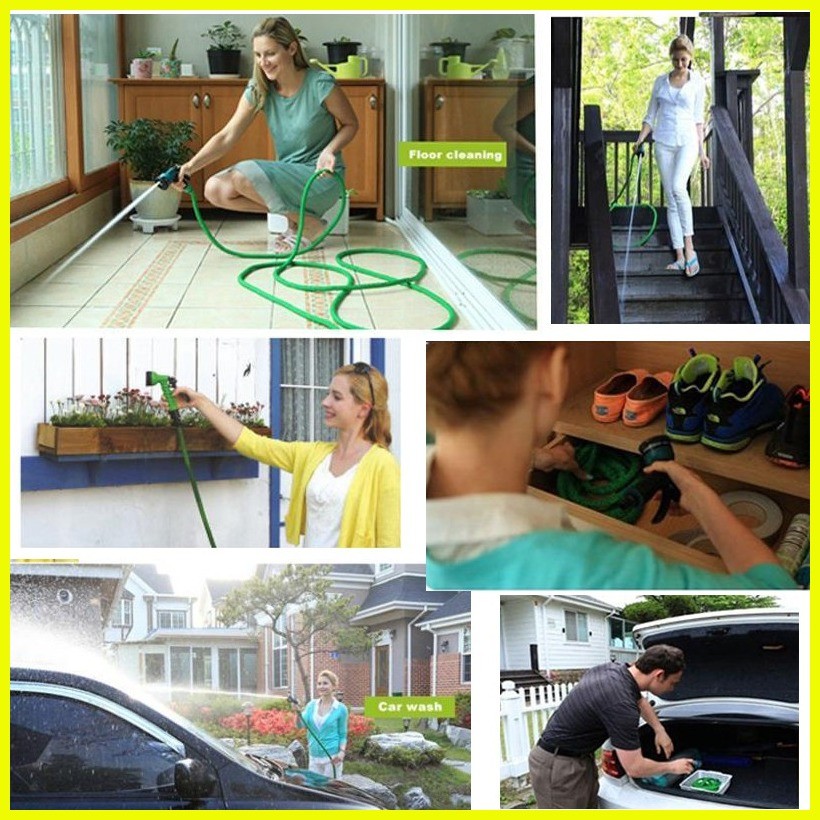 Baby Steps Magic Garden Hose Expandable Flexible Hose Car Wash Hoses ...