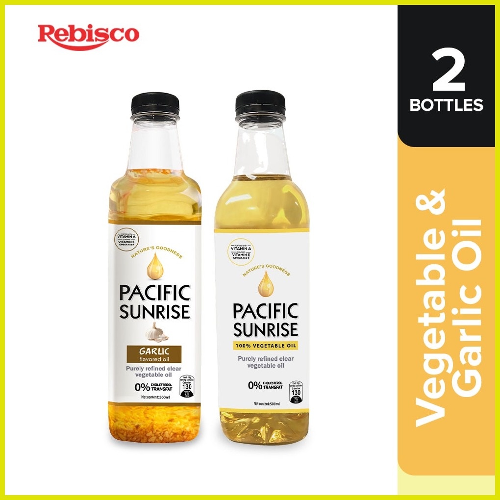 Pacific Sunrise Bundle: Vegetable Oil 500ml PET + Garlic Flavored Oil ...