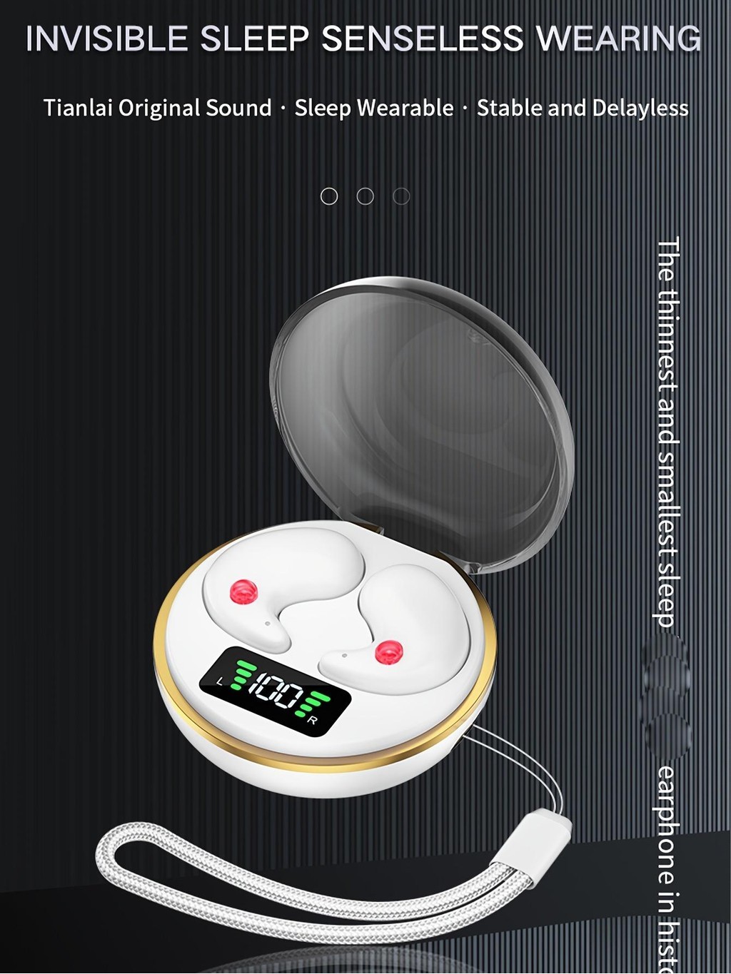 SENBENBAO J1 Sleeping Earbuds With Hi-Fi Stereo Sound Waterproof Build ...