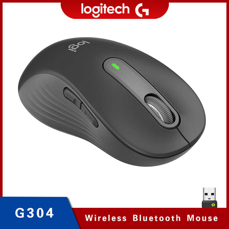Logitech M650 L Full Size Bluetooth Wireless Mouse - For Large Sized ...