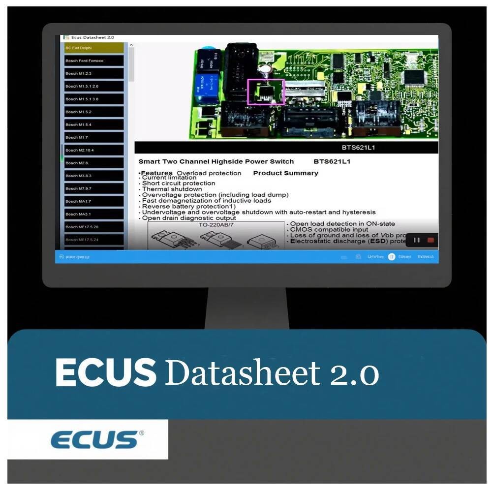 DataSheet Ecus 2.0 Car ECU Software with PCB Schematics, Components Wiring Diagrams | Instant ...