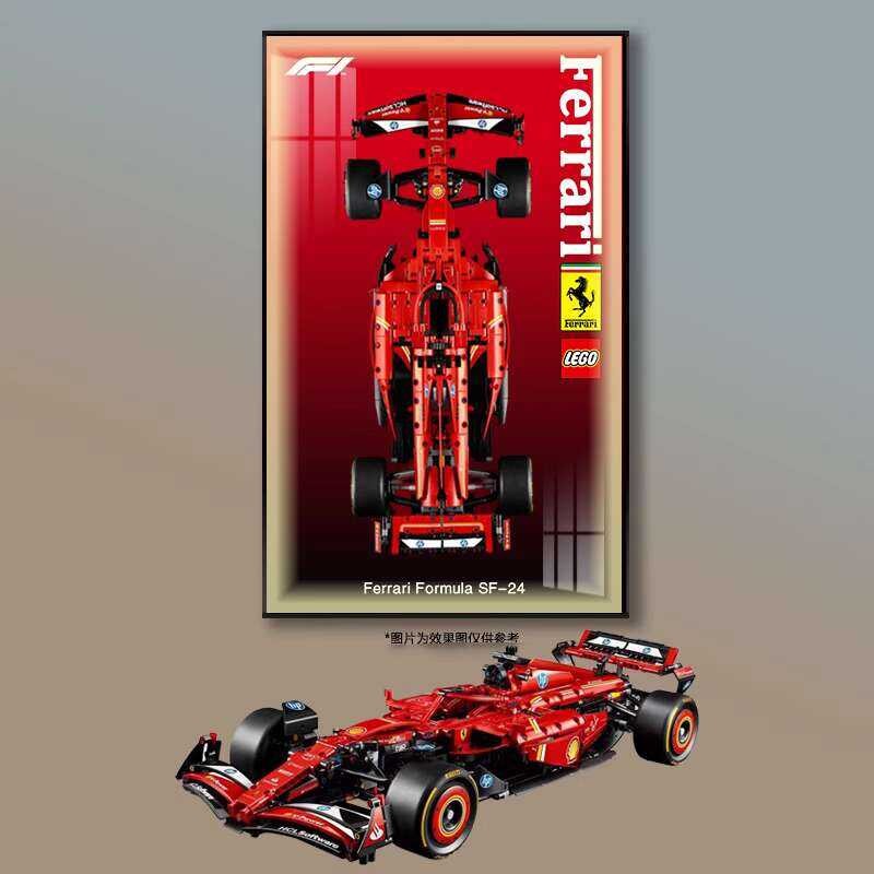 Suitable for LEGO 42206 Red Bull RB20 Ferrari 42207 F1 Building Blocks ...