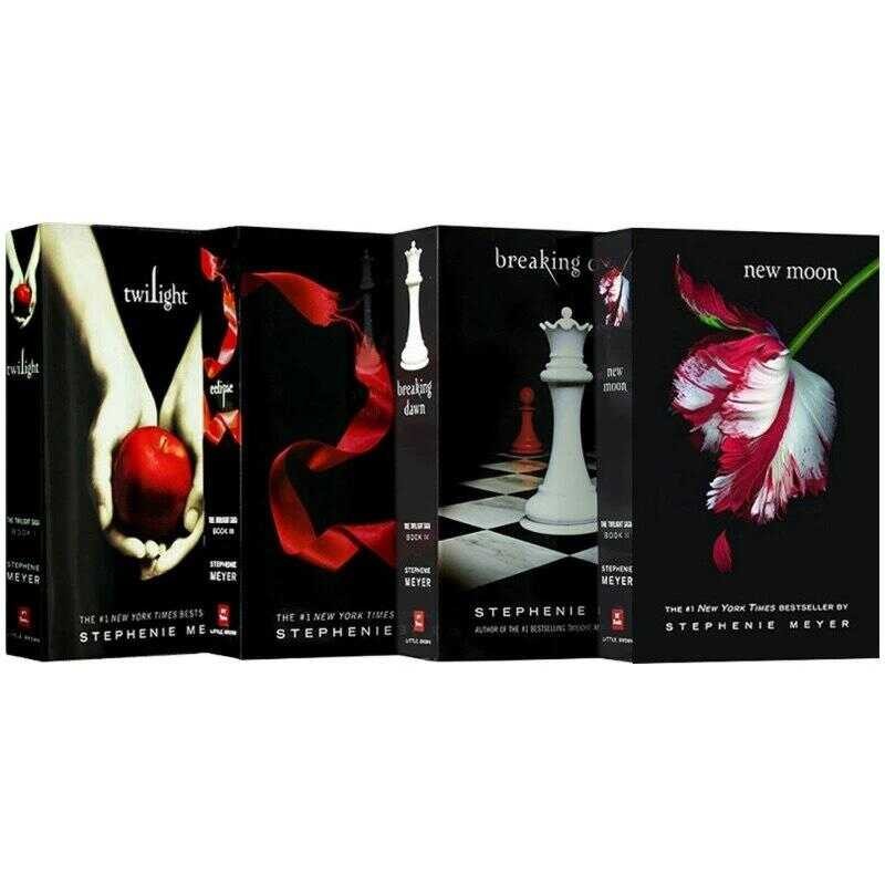 The Twilight Saga Series Books Set Of 4 By Stephenie Meyer (Hardcover ...