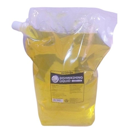Dewdrops Dishwashing Liquid Lemon Scent 4 liters | Shopee Philippines
