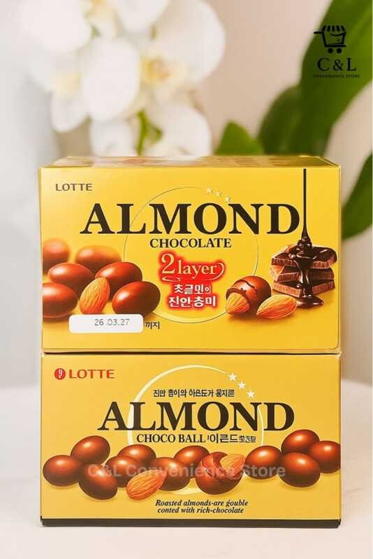 Lotte Almond Chocolate Variety Pack – 2 Layer & Choco Ball Mild & Black ...