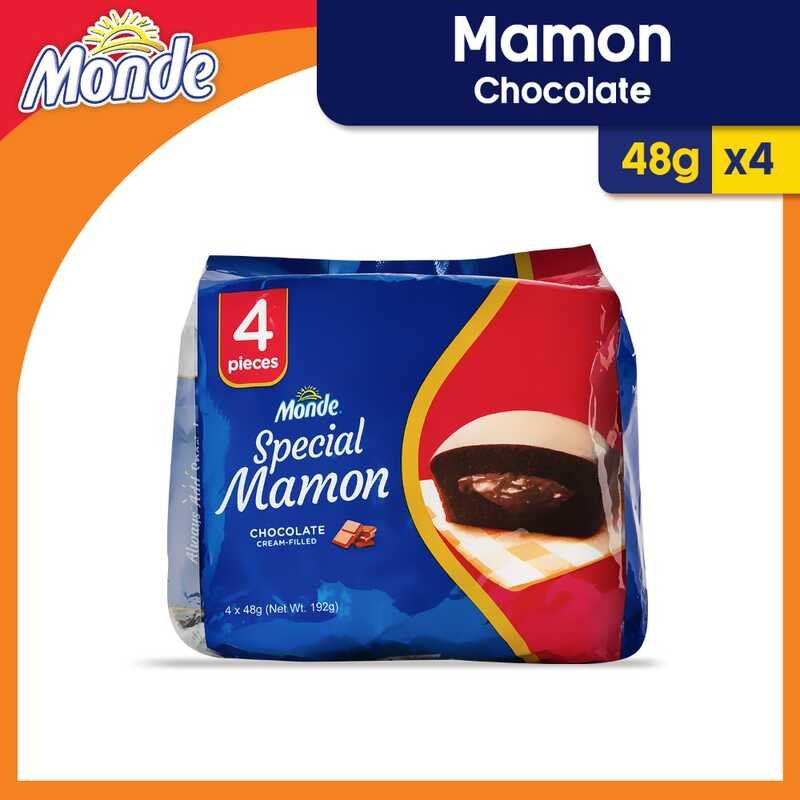 Monde Special Mamon With Chocolate Cream Filling 48Gx4 685 | Shopee ...