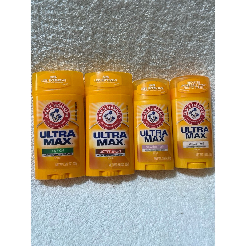 Arm & Hammer, UltraMax, Solid Antiperspirant Deodorant, Powder Fresh ...