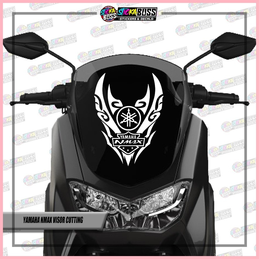 YAMAHA NMAX Visor cutting ( VINYL CUT-OUT STICKER DECALS )【Stickaboss ...