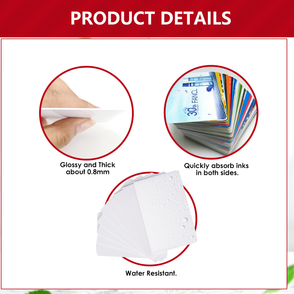 QUAFF Printable PVC Pre-Cut Cards for Direct ID Printing | Shopee ...
