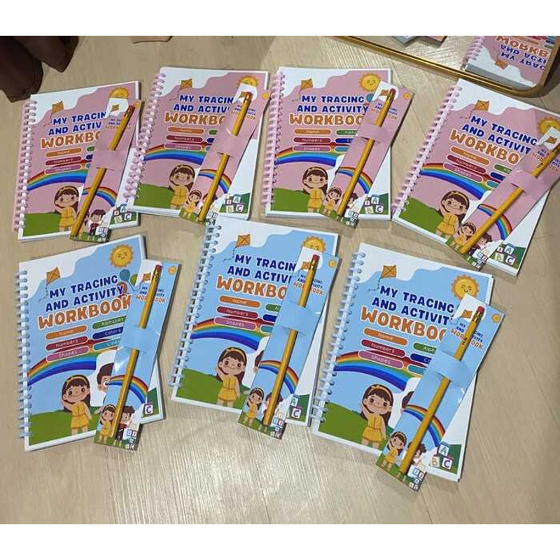Personalized Tracing Activity Workbook A5| FREE Pencil| Alphabet ...