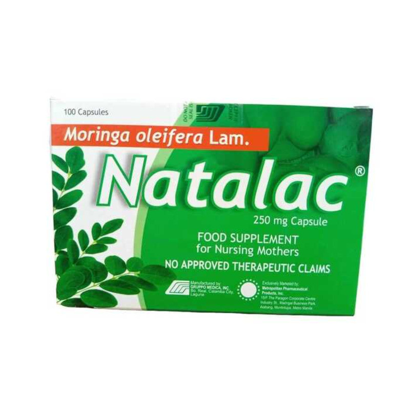 Natalac 250Mg Malunggay Capsule Food Supplement (Sold Per 10Pcs ...