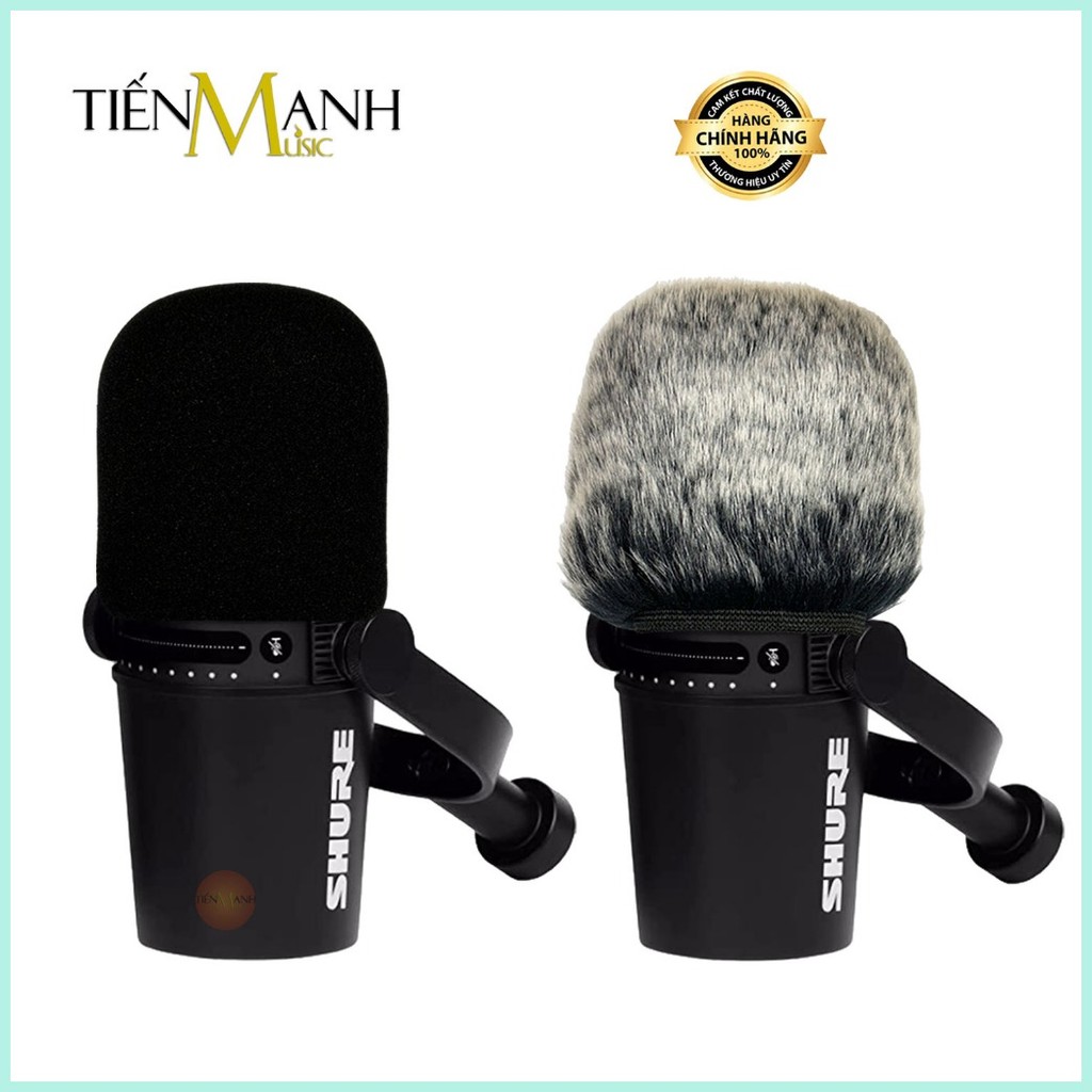 Shure MV7K, MV7S, MV7X Microphone Head Cover Foam Wind Filter Cover Mic ...